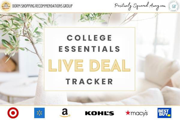 Deal Trackers for Dorm Essentials